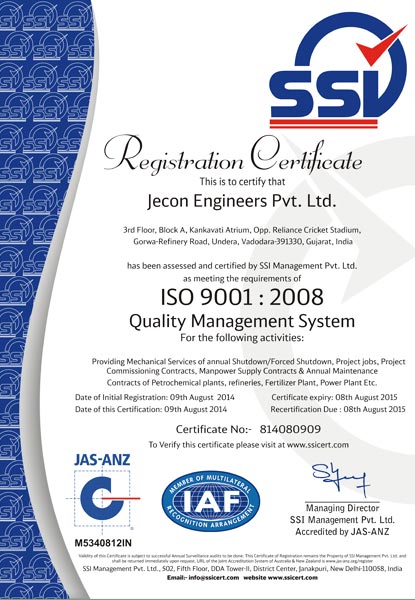 About Us – JECON Engineers Pvt. Ltd.